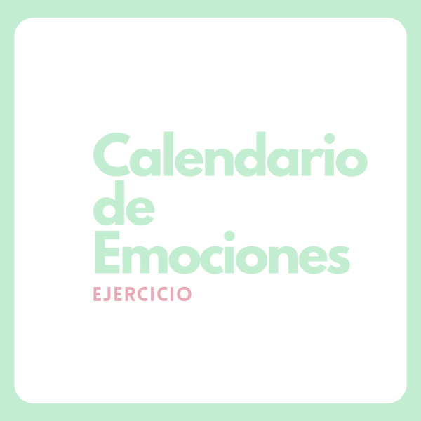 Calendario de emociones - SAFE Psicología
